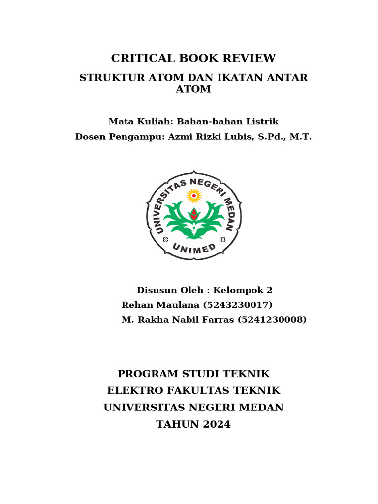 CBR Chapter 2 - Bahan-Bahan Listrik | PDF