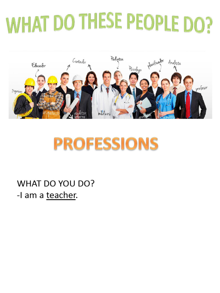 Common Professions List | PDF | Self-Improvement