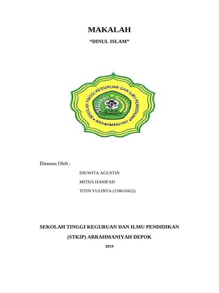Dinul Islam | PDF | Agama & Spiritualitas