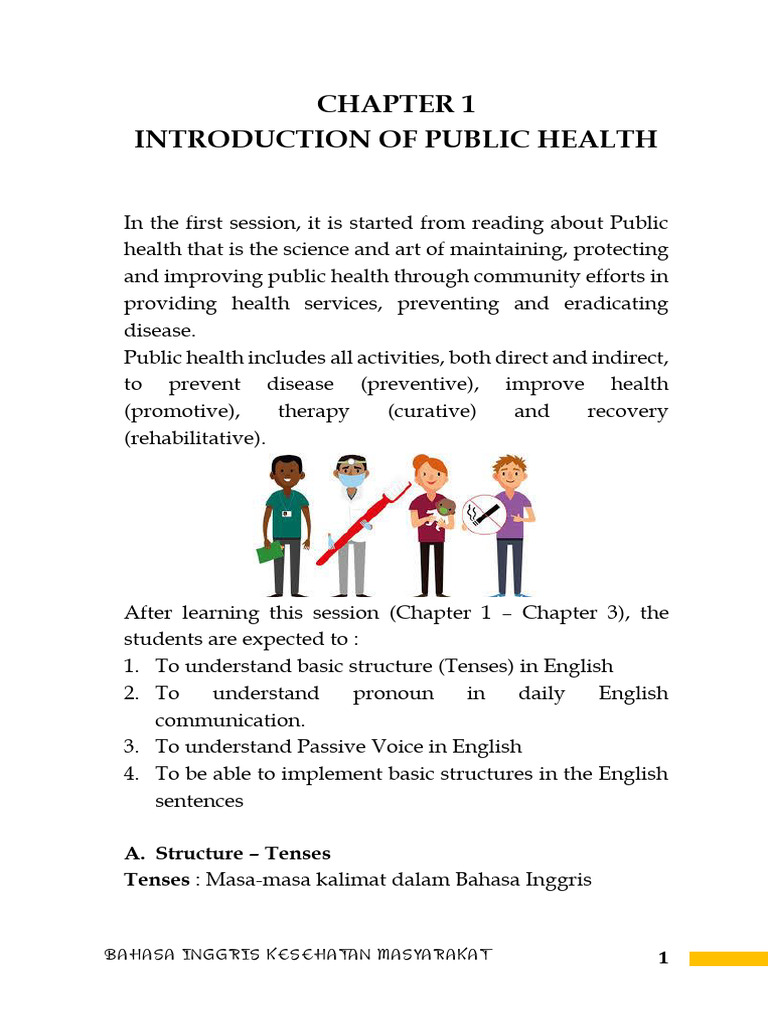 Introduction to Public Health English | PDF | Verb | Adjective