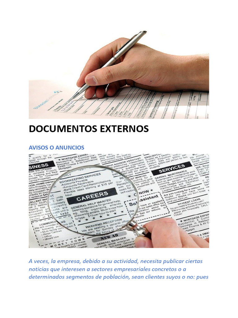 Documentos Externos de Empresas | PDF | Business