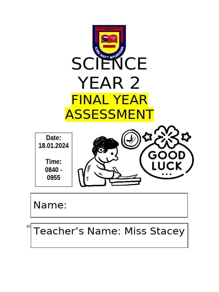 Science Year 2 | PDF