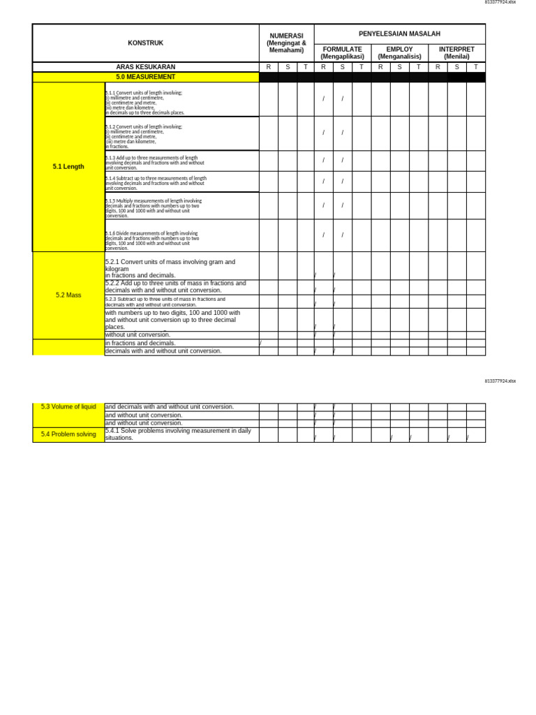 Tahun 5 Tajuk 5 8 Pdf Triangle Area