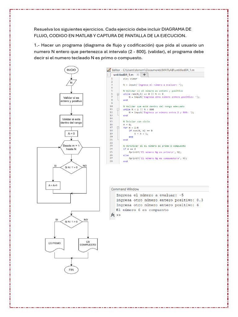 Ejercicios de Programación en MATLAB | PDF | Informática | Tecnología