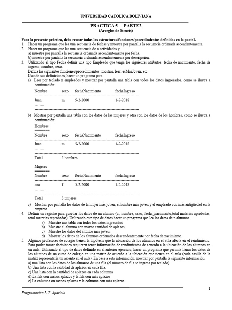 PRAC5 Registros PARTE2 I 2022 | PDF | Informática | Programación de computadoras