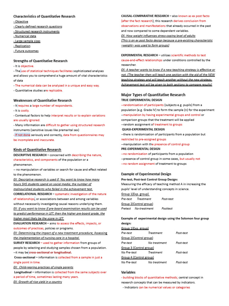 PR2 Reviewer | PDF | Experiment | Quantitative Research