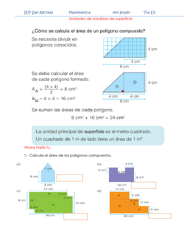Unidades de Medidas de Superficie | PDF