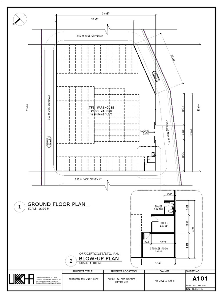 Proposed Tfs Warehouse Plan | PDF