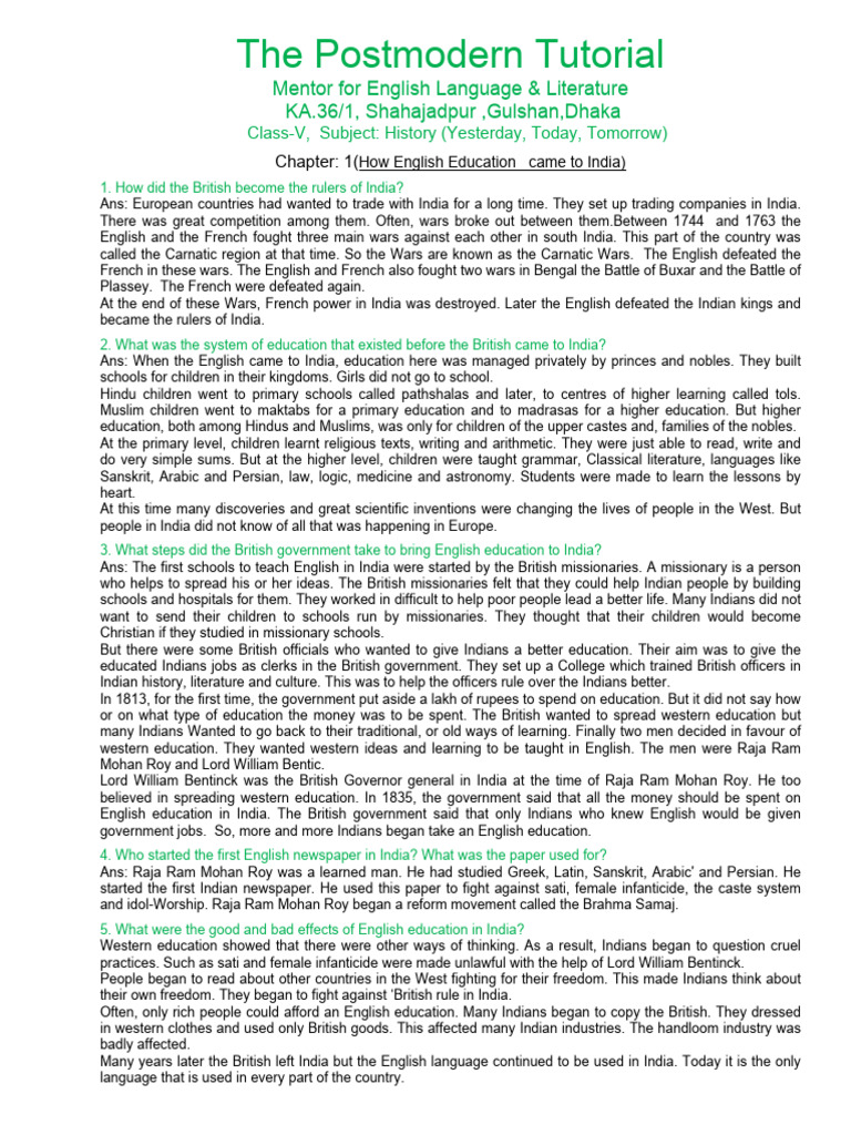 Yesterday, Today, Tomorrow | PDF | Industrial Revolution | Weaving