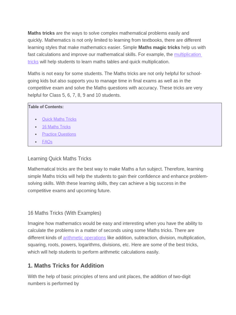 Topic Mathematics | PDF | Mathematics | Multiplication