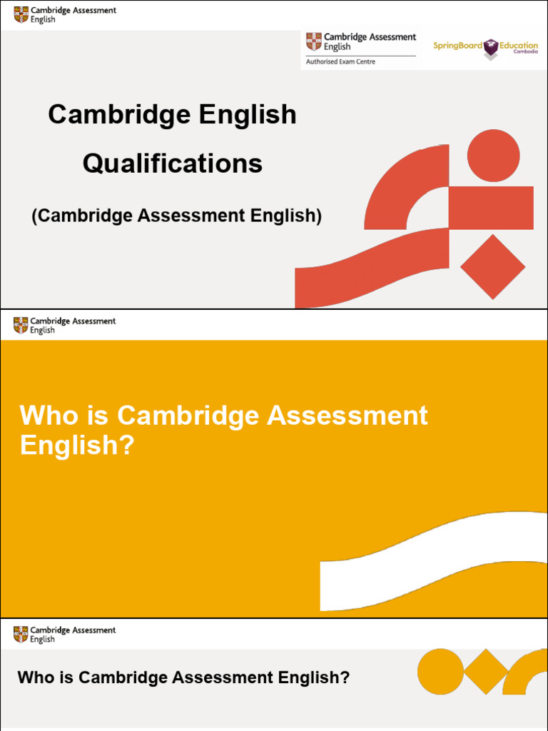 Cambridge English Qualifications Overview | PDF | Learning | Language ...