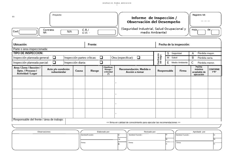 FMTO Inspecci N | PDF