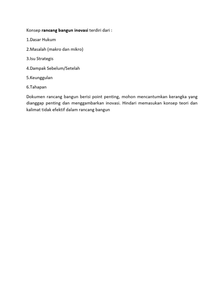 Rancang Bangun Inovasi PT. Rancang Mandiri | PDF