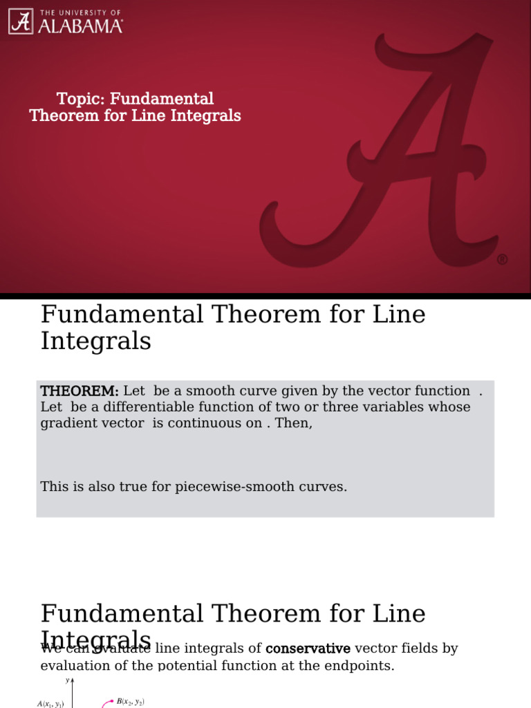 Line Integrals and Conservative Fields | PDF