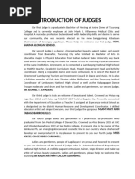 Introduction of Board of Judges-Danica | PDF | Singing | Choir
