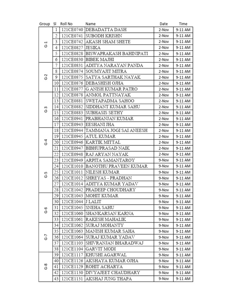 Viva Schedule | PDF | Sports & Recreation