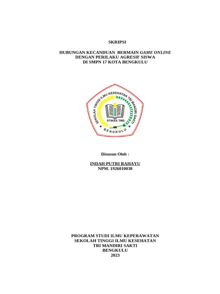 Skripsi - Indah Putri Rahayu - Fixxxxxxxxxxxxxx | PDF