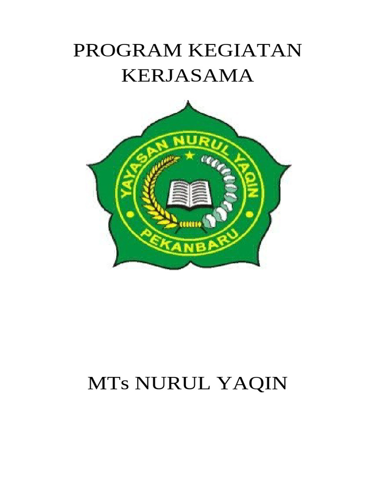 Program Kegiatan Kerjasama | PDF