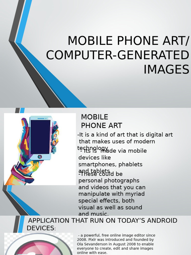 MOBILE PHONE ART Autosaved | PDF | Ios | Android (Operating System)