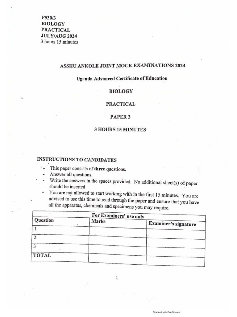 UACE ASSHU - MBRA BIO3 2024 - copy@Kityo.R-1 | PDF