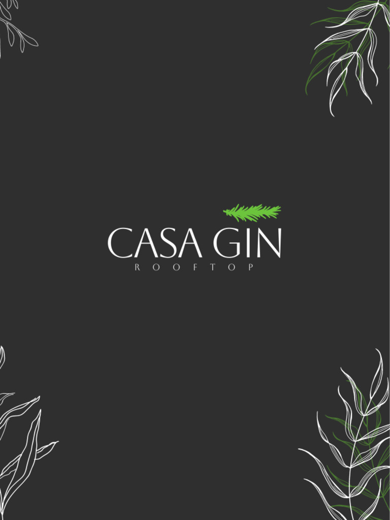 Menu CASA GIN QR | PDF