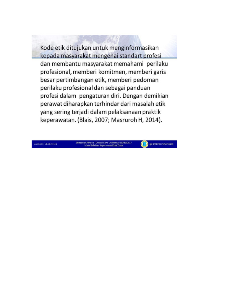 Kode Etik | PDF