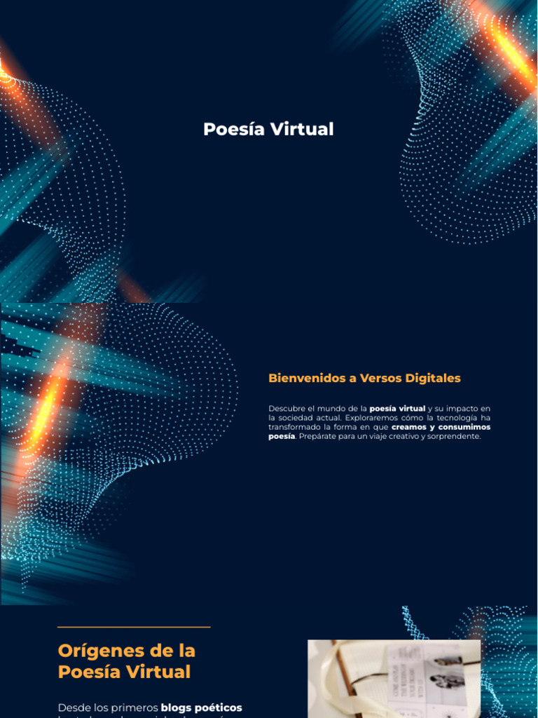 Slidesgo Versos Digitales Explorando La Poesia Virtual ...