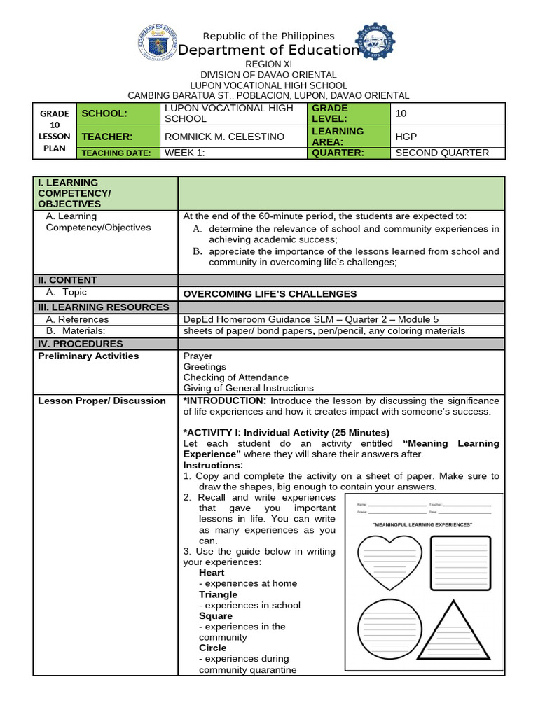 Q2 DLL Mod5 Week12 | PDF | Learning | Knowledge