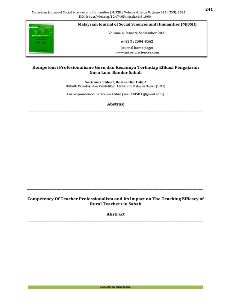 1000-Article Text-2507-1-10-20210910 | PDF | Karier & Perkembangan ...