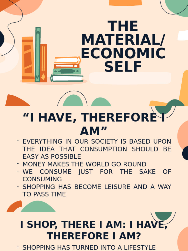 MaterialEconomic Self1 | PDF | Consumerism | Identity (Social Science)