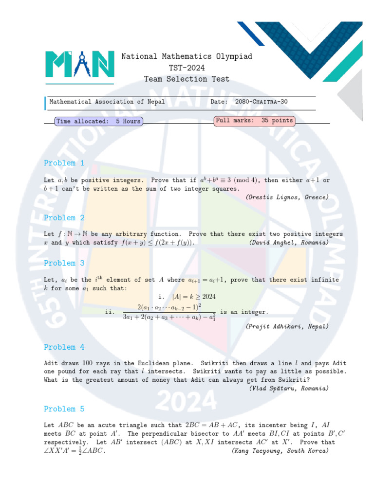 TST Problems | PDF | Teaching Methods & Materials