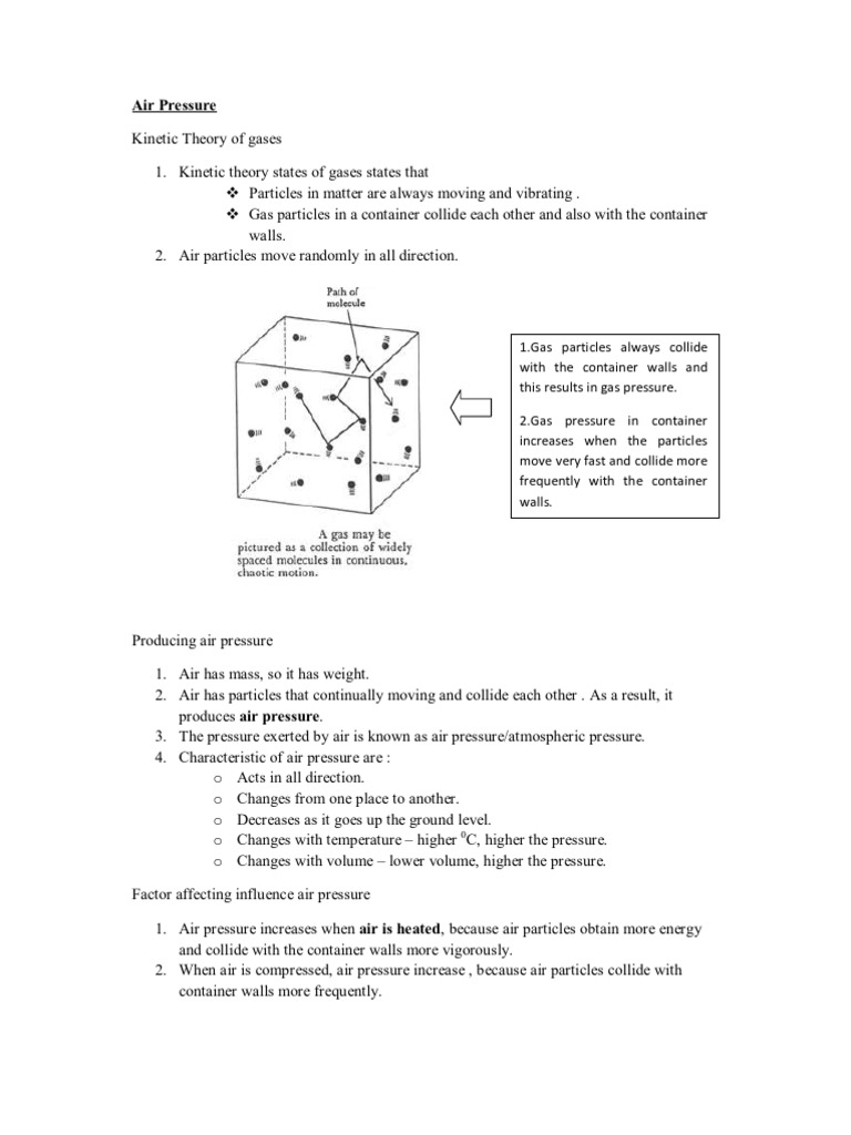 Air Pressure - Form 2 | PDF