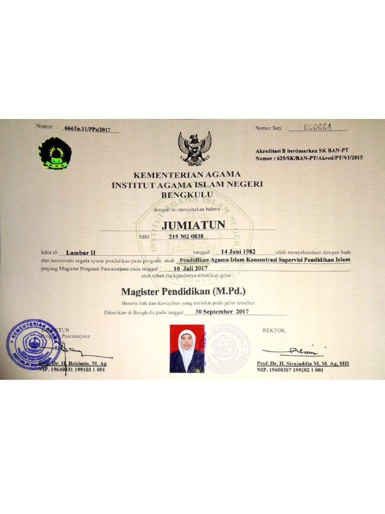 Ijazah S2 | PDF