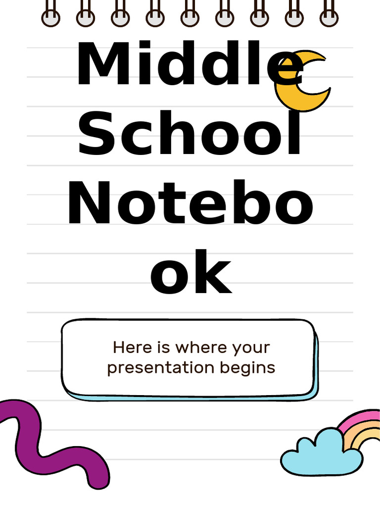 Middle School Notebook by Slidesgo | PDF | Planets | Planets In Astrology