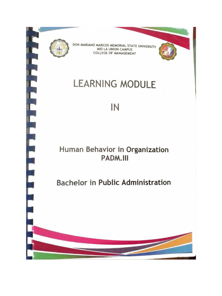 PADM 111 Module 1 | PDF