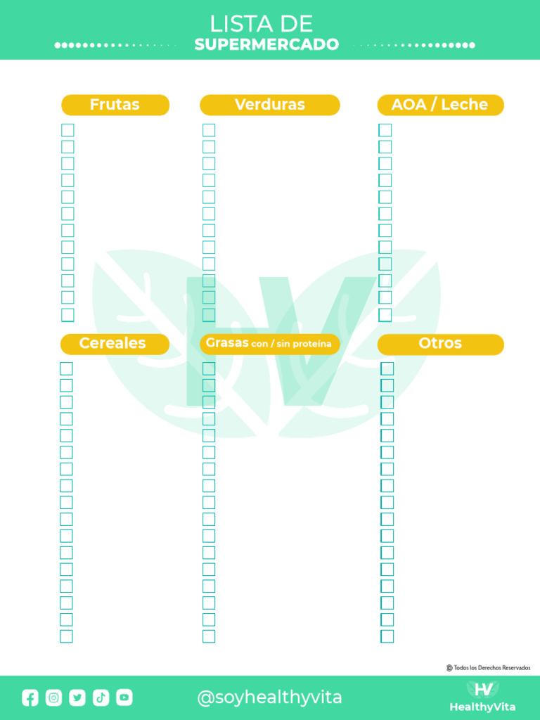 Lista Super Imprimir | PDF | Bienestar