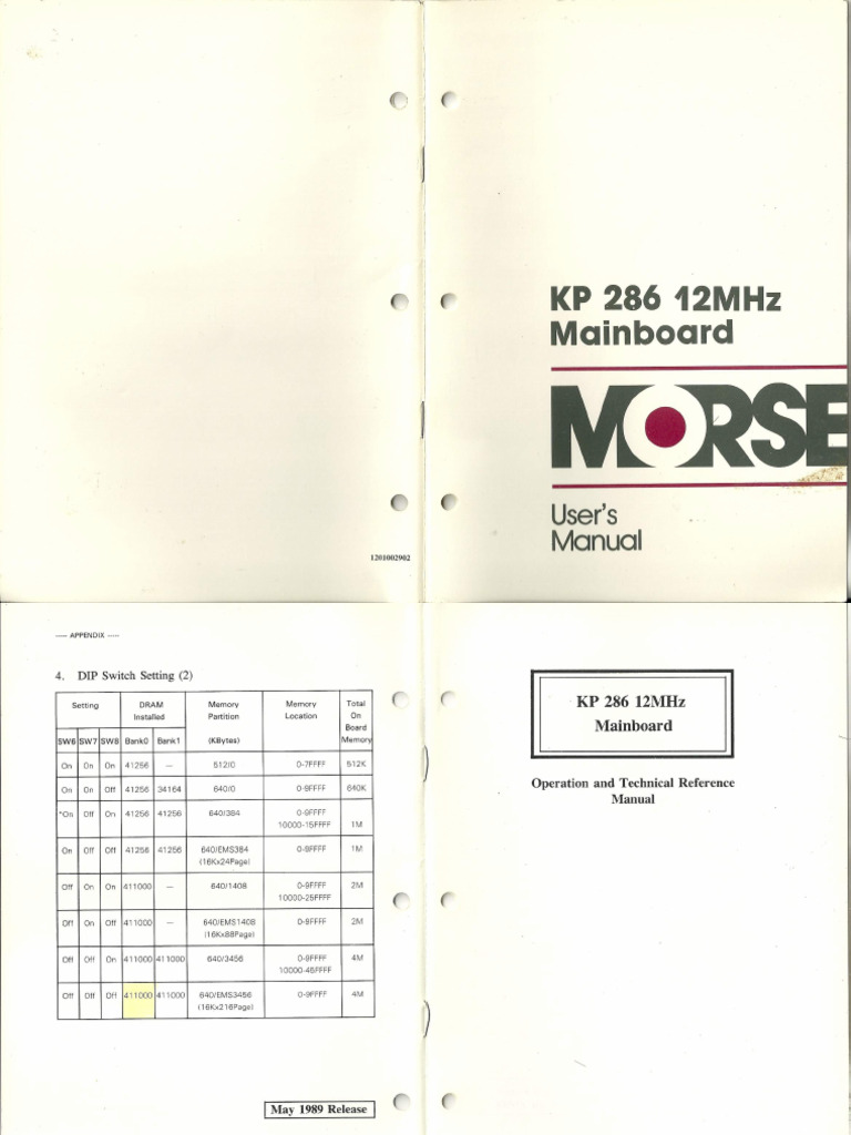 Morse KP 286 | PDF