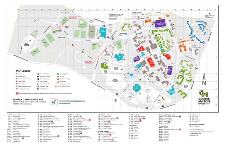 24 25 Fairfax Campus Map | PDF