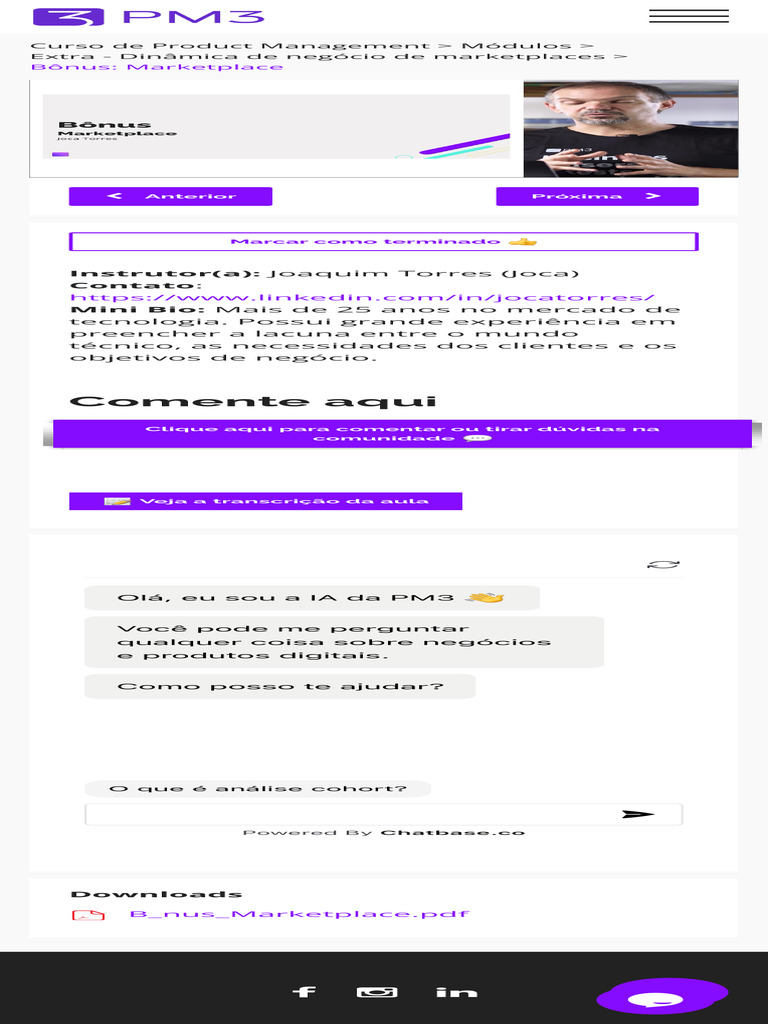 Curso Online de Product Manager Cursos PM3 | PDF