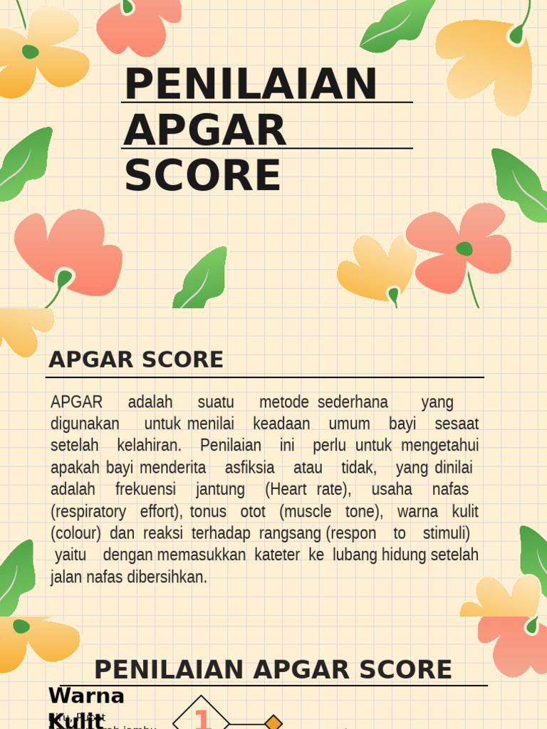 PPT Apgar Score | PDF