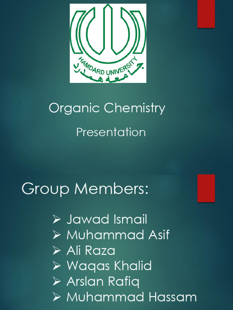 Organic Chemistry Presentation 2 | PDF | Chemical Bond | Intermolecular ...
