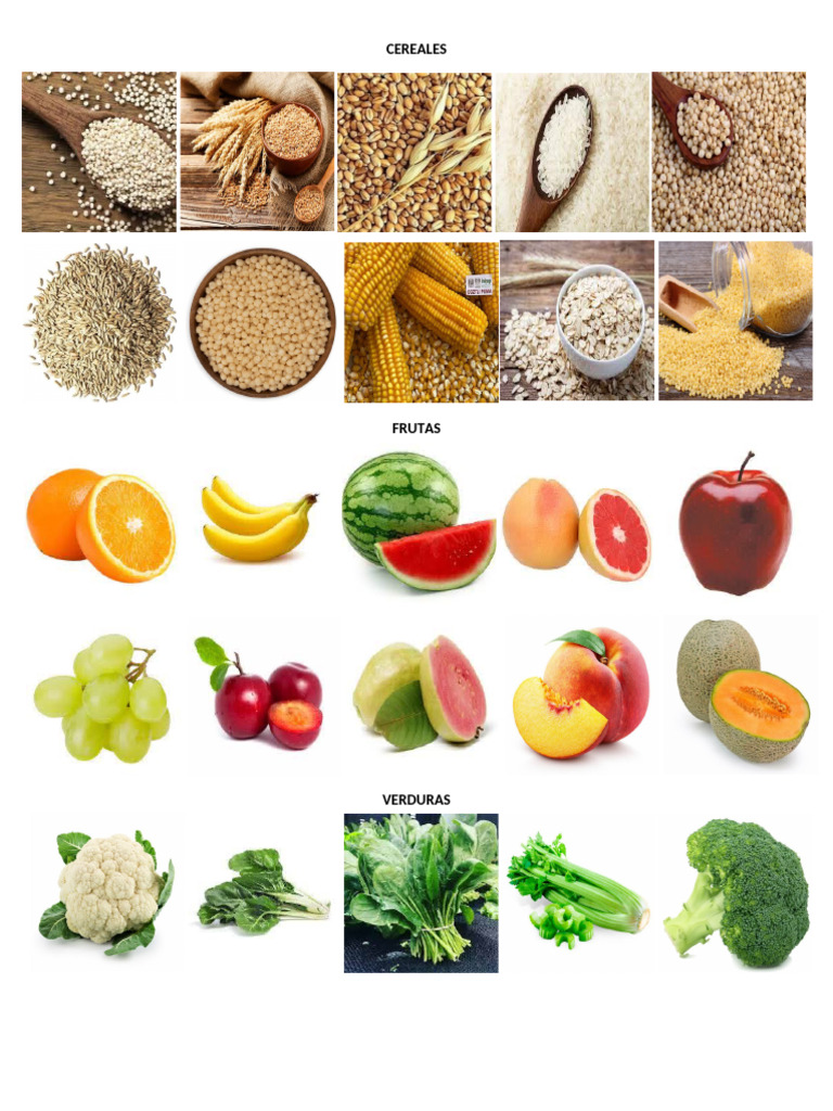 Verduras Frutas Carnes | PDF | Salud y bienestar