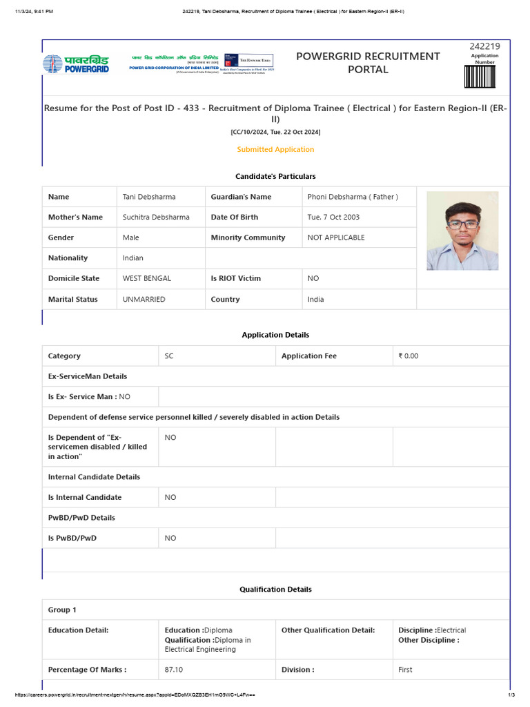 Pgcil Last | PDF | Justice | Crime & Violence