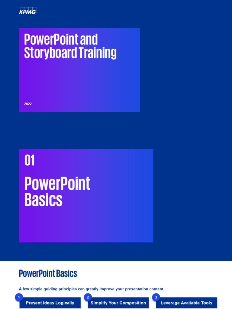 PowerPoint Storyboard Training | PDF | Microsoft Power Point | Computing