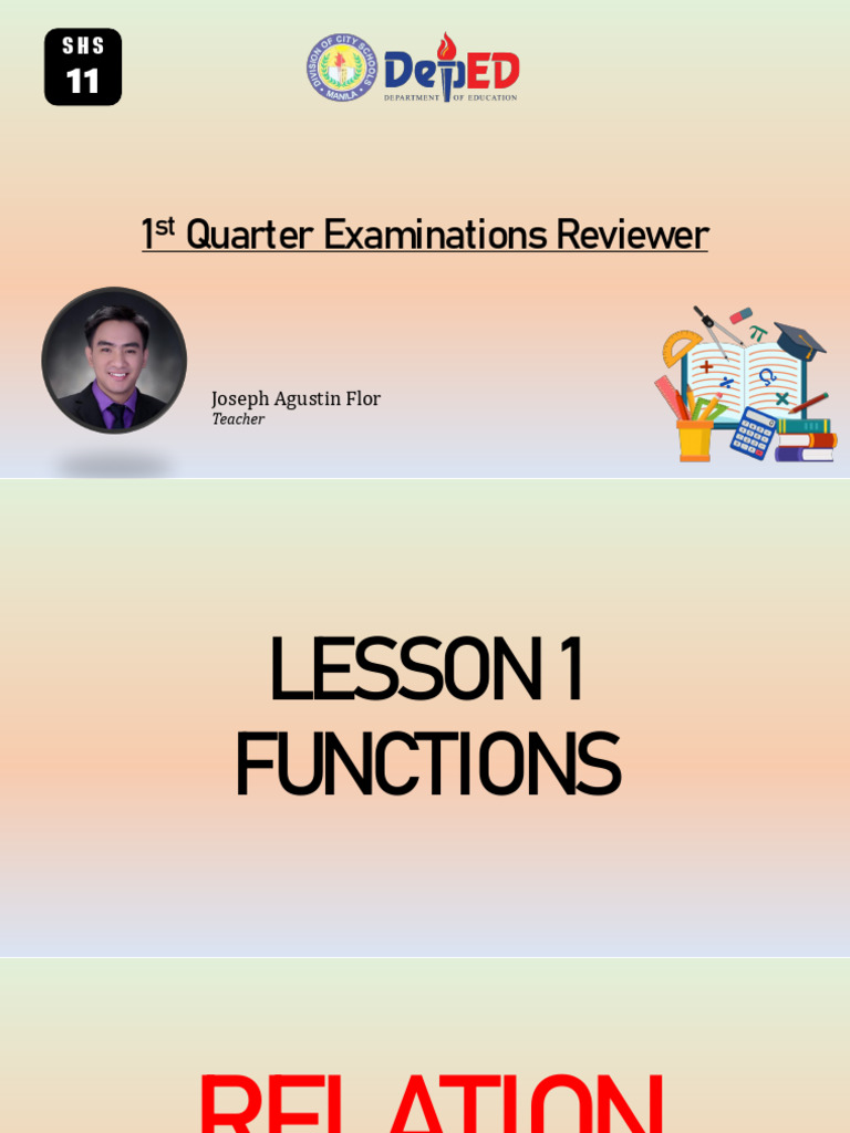 General Mathematics Functions Reviewer | PDF | Asymptote | Function (Mathematics)