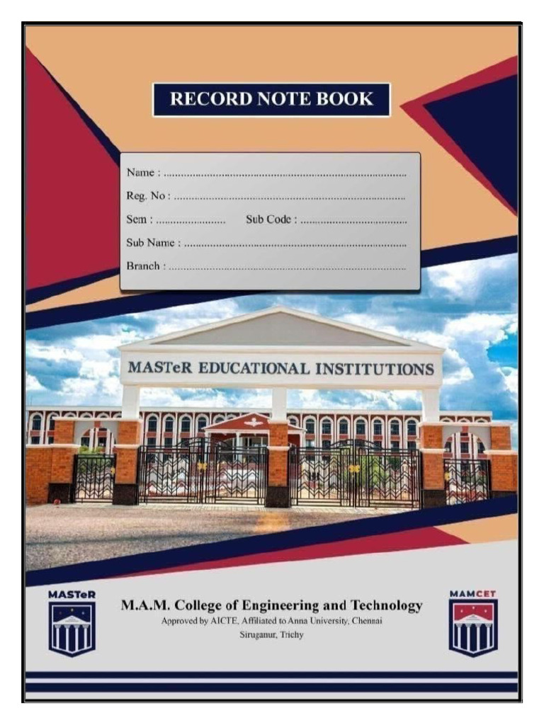 Nivash Final Record | PDF | Engineering | Knowledge