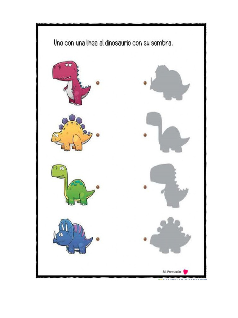Actividades Dinosaurios | PDF