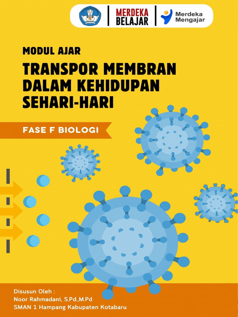 Modul Ajar Biologi - Transpor Membran Dalam Kehidupan Sehari-Hari - Fase F - ldm0Qy9Zwg | PDF