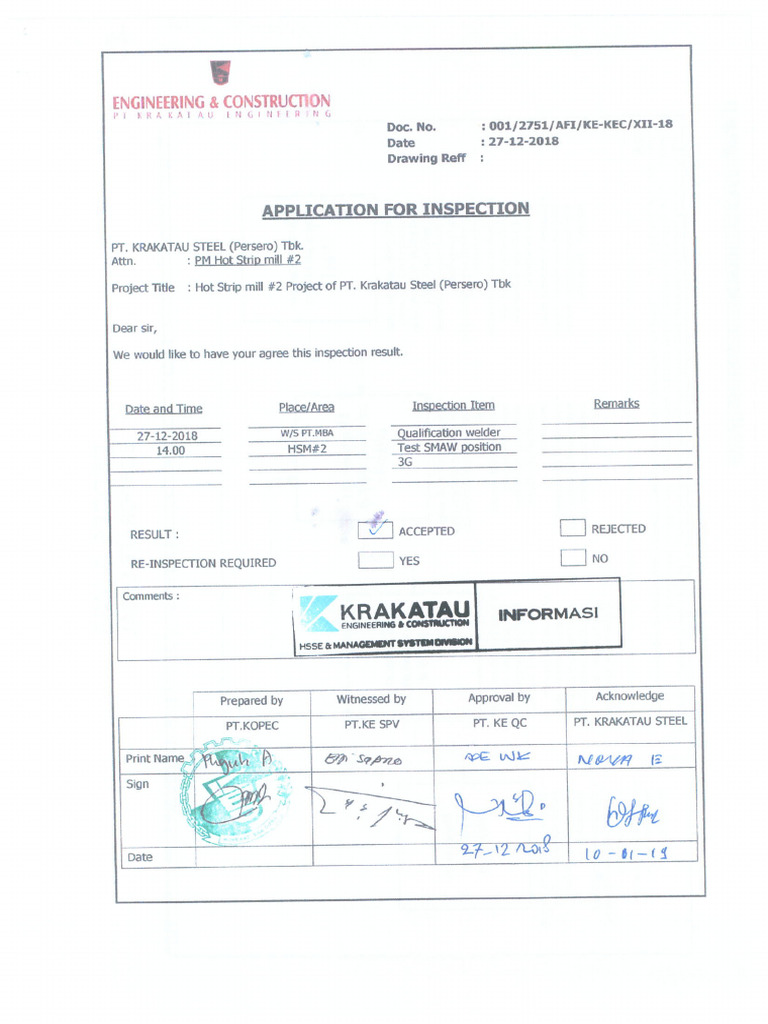 AFI Qulaification Welder Test SMAW 3G | PDF