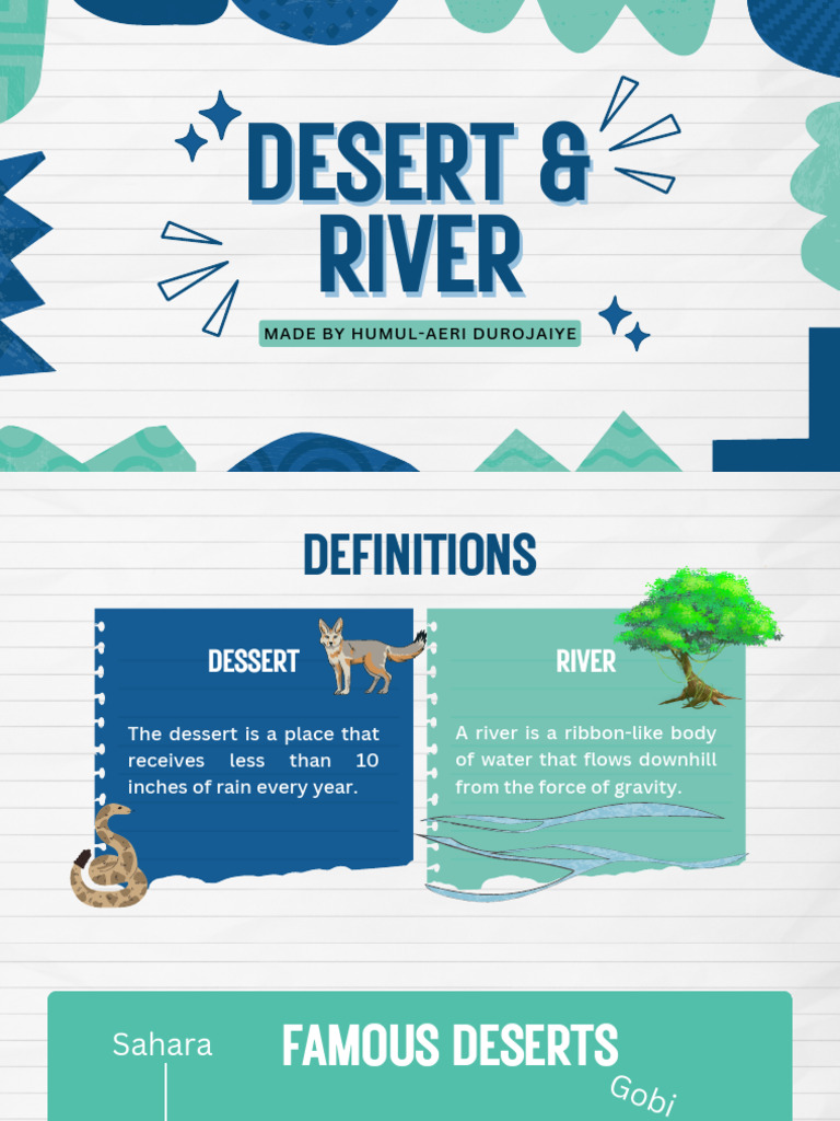 Impact of Desert Rivers on Humans | PDF | Home & Garden